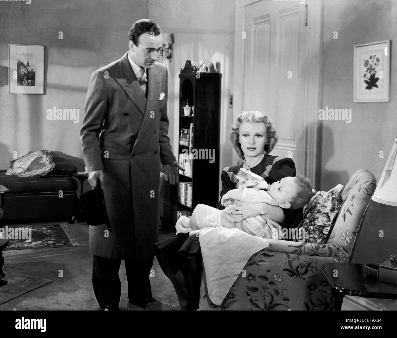 DAVID NIVEN, GINGER ROGERS, BACHELOR MOTHER, 1939 Stock Photo - Alamy