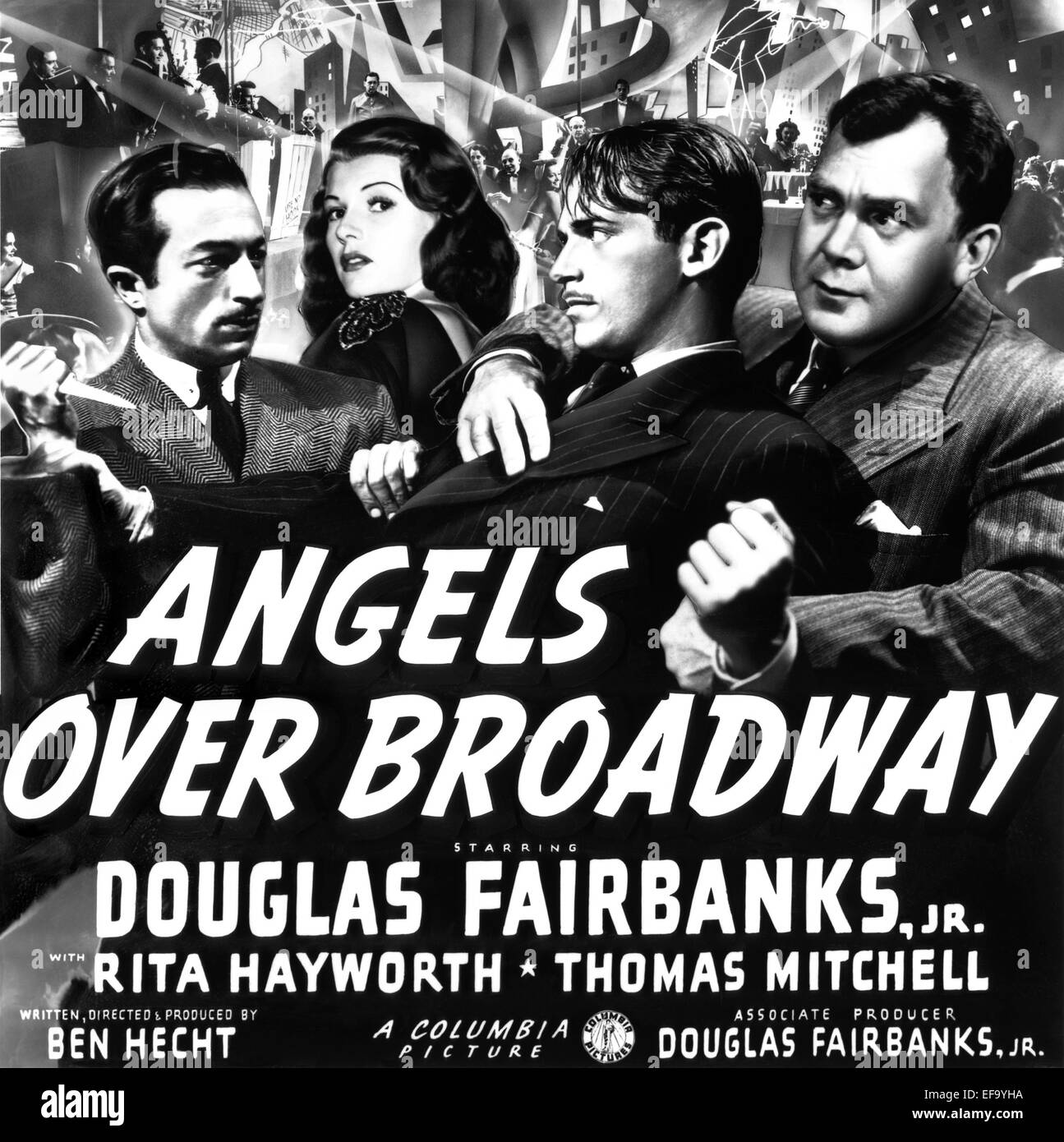 MOVIE POSTER ANGELS OVER BROADWAY (1940 Stock Photo - Alamy