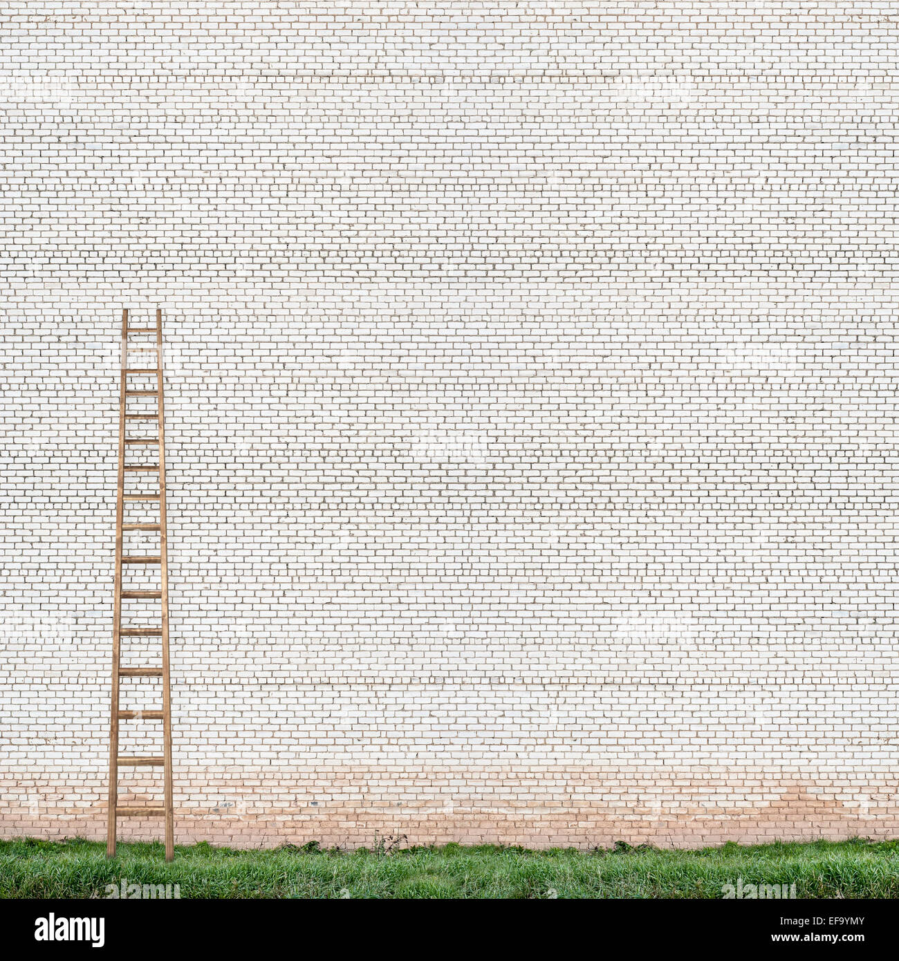huge white brick wall Stock Photo - Alamy
