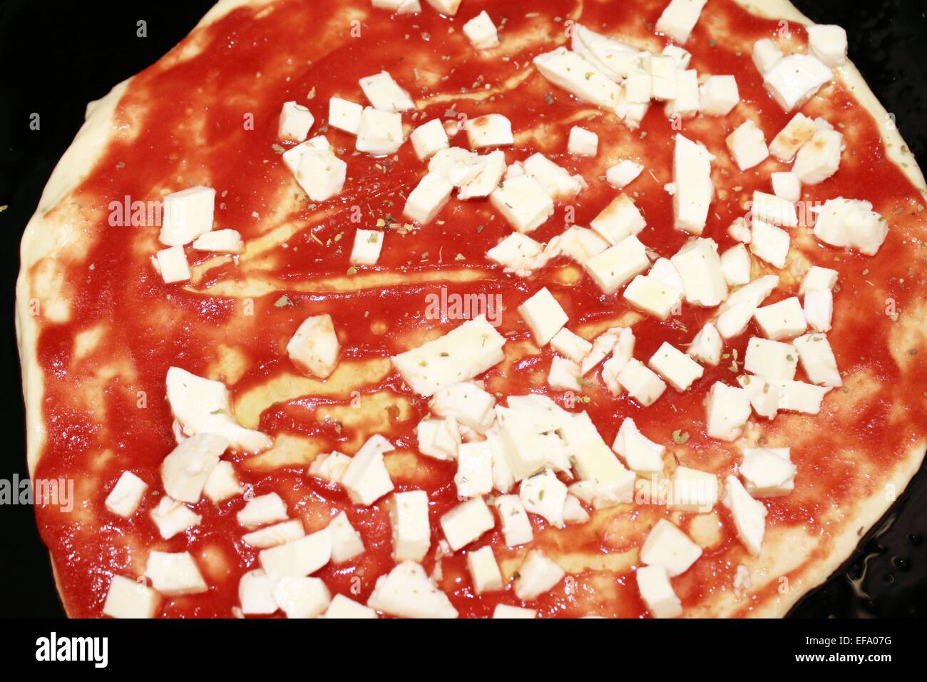 Classic margherita pizza hi-res stock photography and images - Alamy