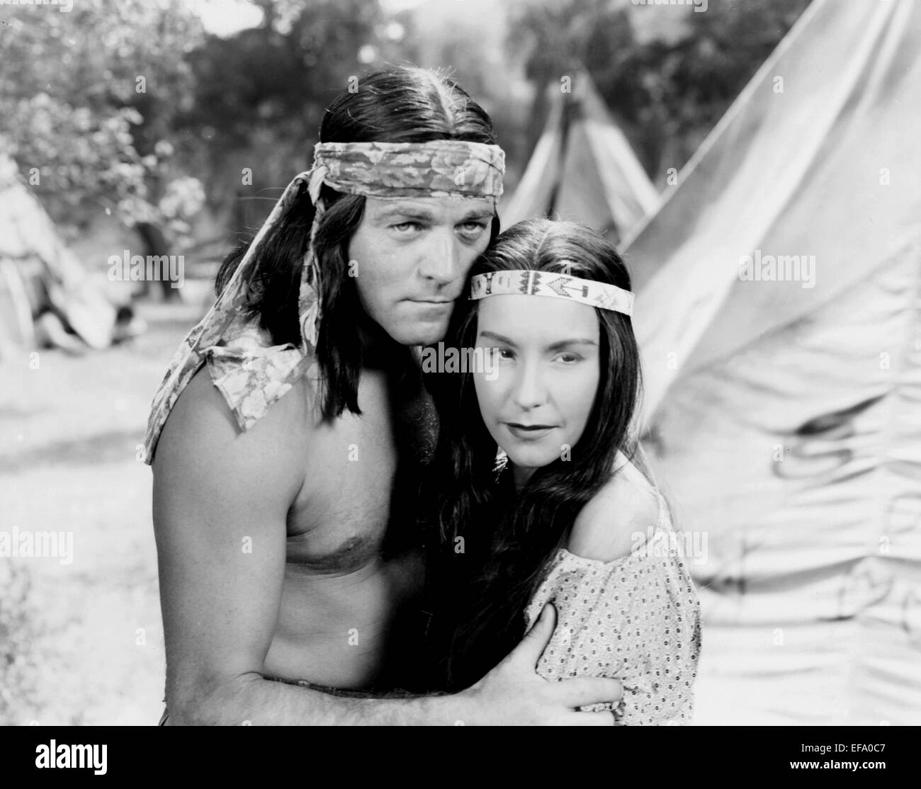 ALAN CURTIS, CAROL THURSTON, APACHE CHIEF, 1949 Stock Photo - Alamy