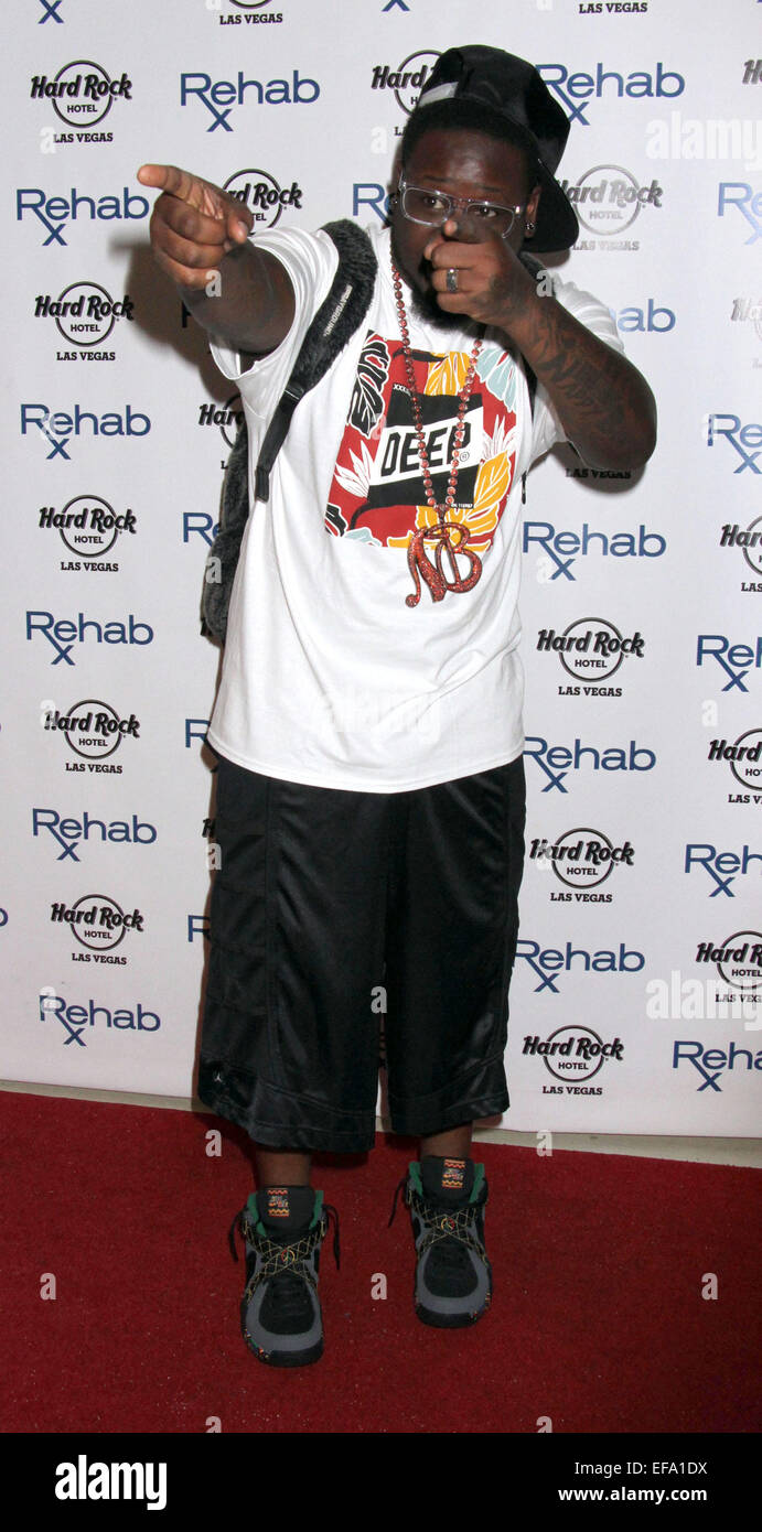 Rapper T-Pain at Rehab Pool inside Hard Rock Hotel & Casino Featuring ...