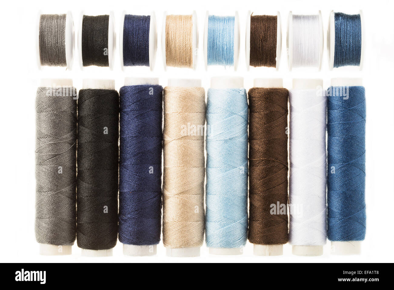 Spools of threads hi-res stock photography and images - Alamy