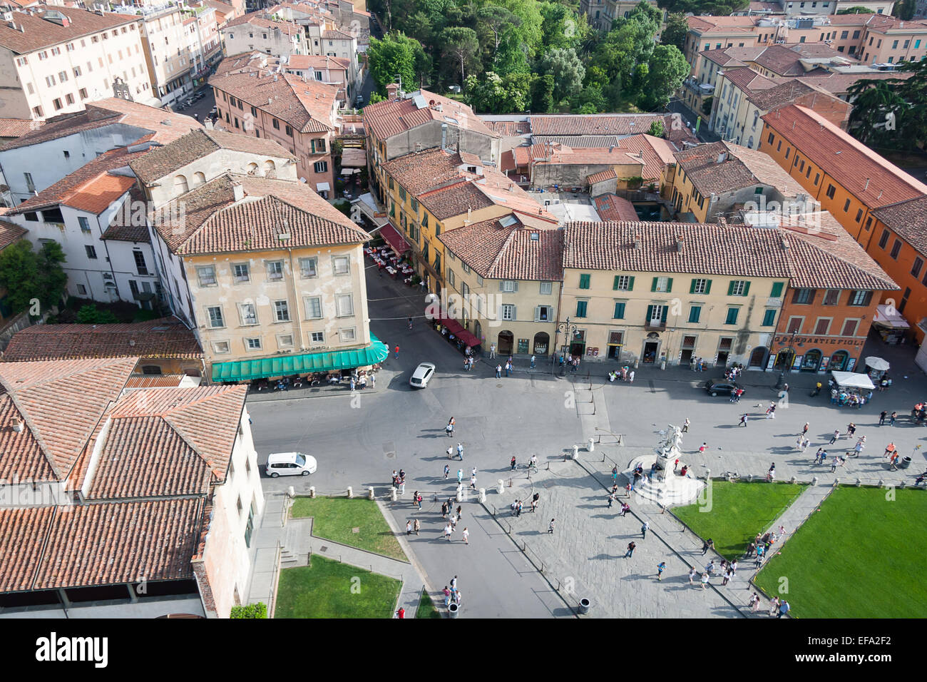 Pisa Old Town Center Cityscape Stock Photo - Alamy