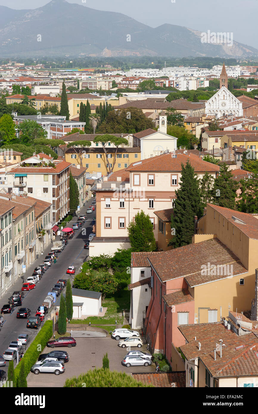 Pisa Old Town Center Cityscape Stock Photo - Alamy