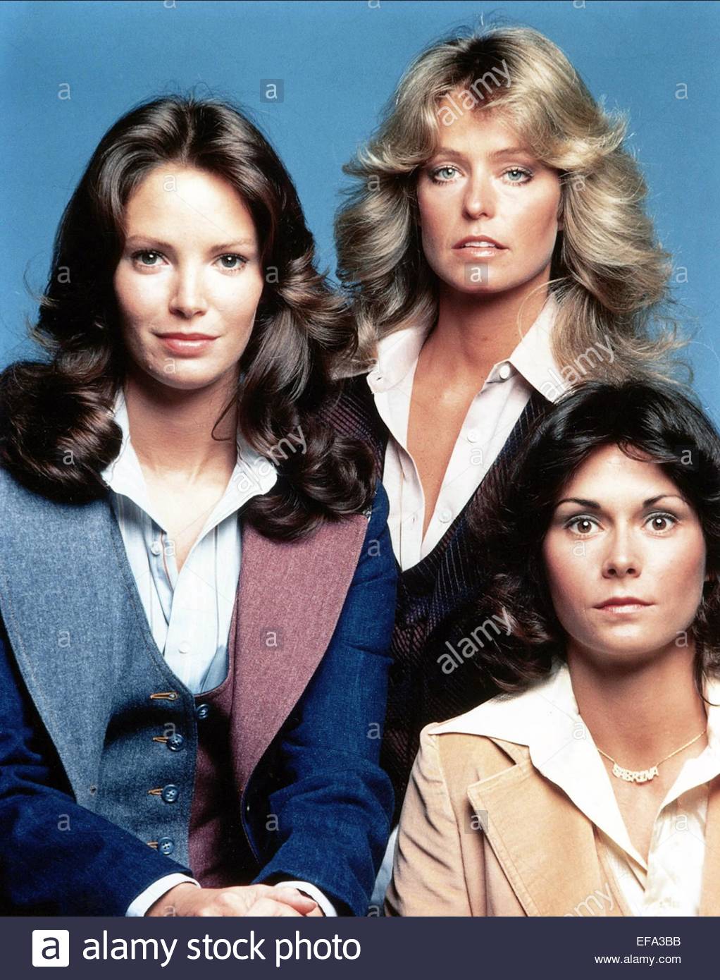 JACLYN SMITH FARRAH FAWCETT & KATE JACKSON CHARLIE'S ANGELS (1976 Stock Photo: 78283503 - Alamy