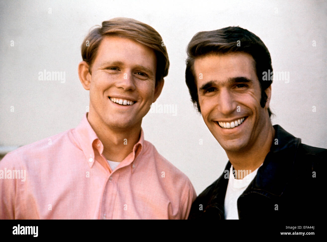 Happy Days Henry Winkler Ron Howard High Resolution Stock Photography ...