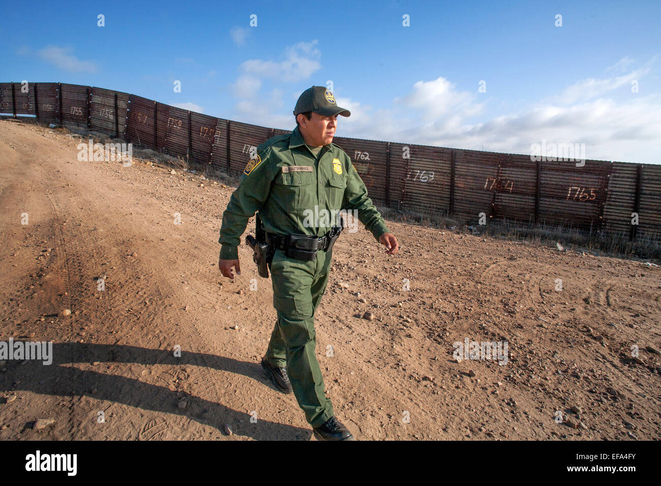 Policing the "Bunker Hill" area of the U.S./Mexico Border near Tijuana ...