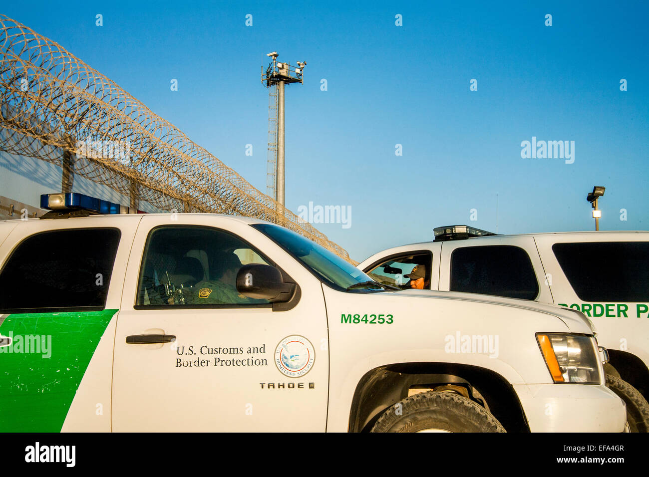 Border patrol watch tower hi-res stock photography and images - Alamy