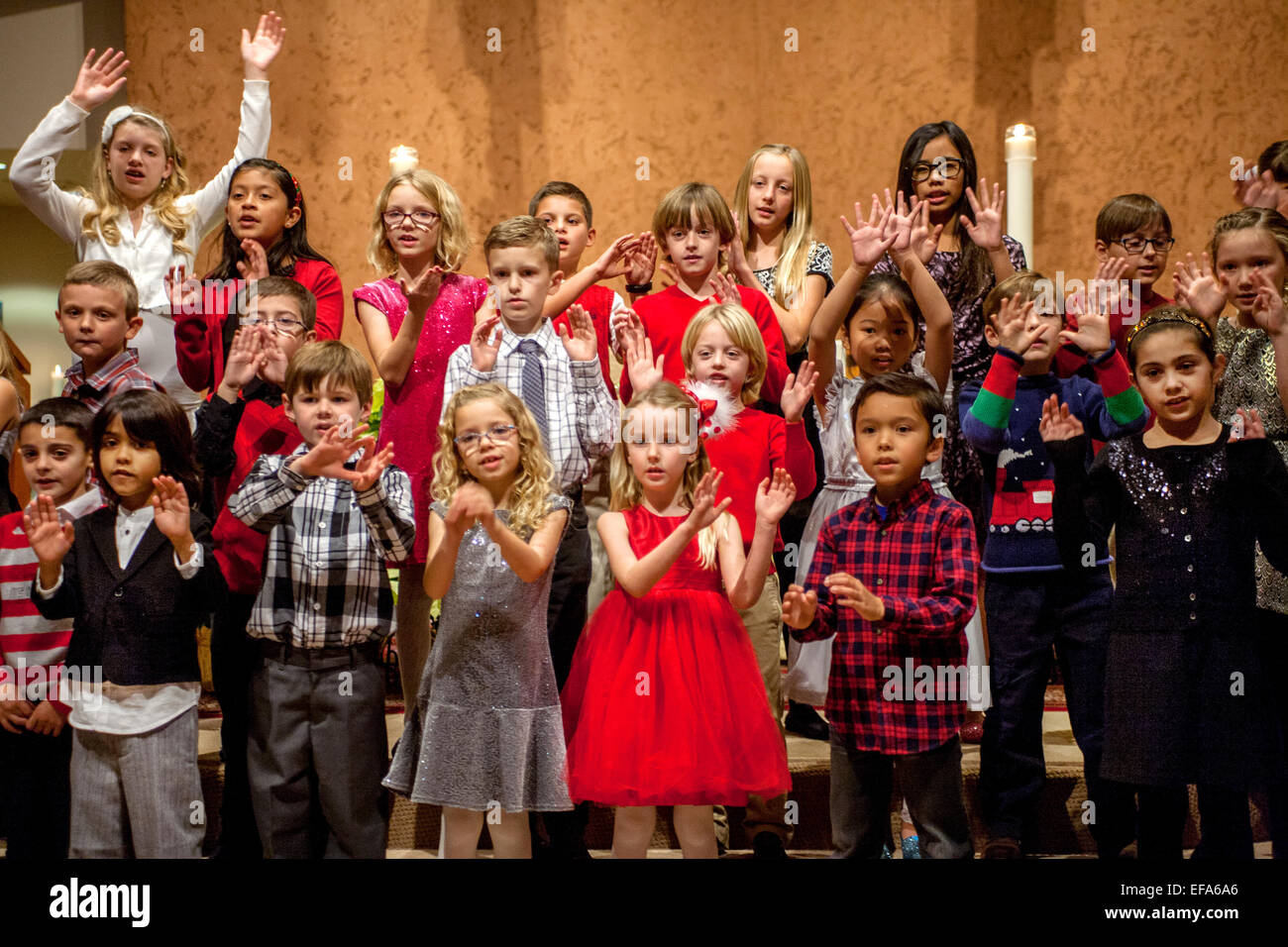 Catholic choir boys girls hi-res stock photography and images - Alamy
