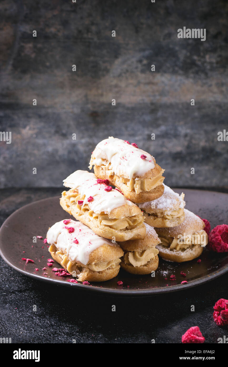 Mini eclairs hi-res stock photography and images - Alamy