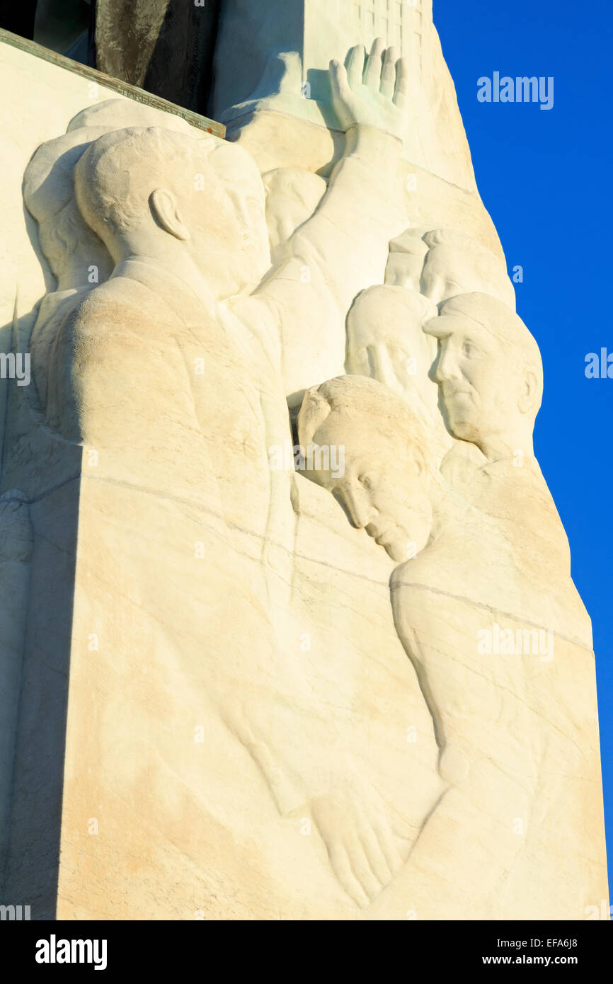 Huey Long Monument, State Capitol Building, Baton Rouge, Louisiana, USA ...
