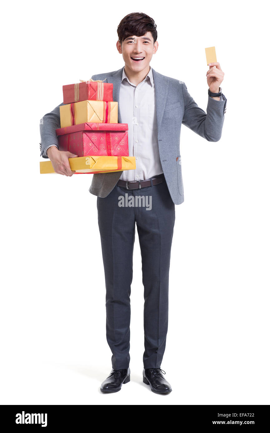 Indian man credit card Cut Out Stock Images & Pictures - Alamy