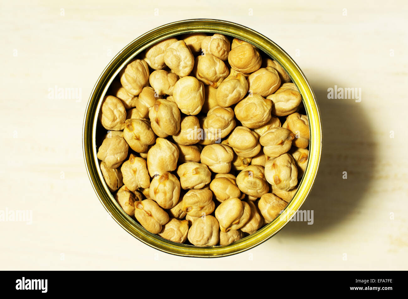 Chickpeas can hi-res stock photography and images - Alamy