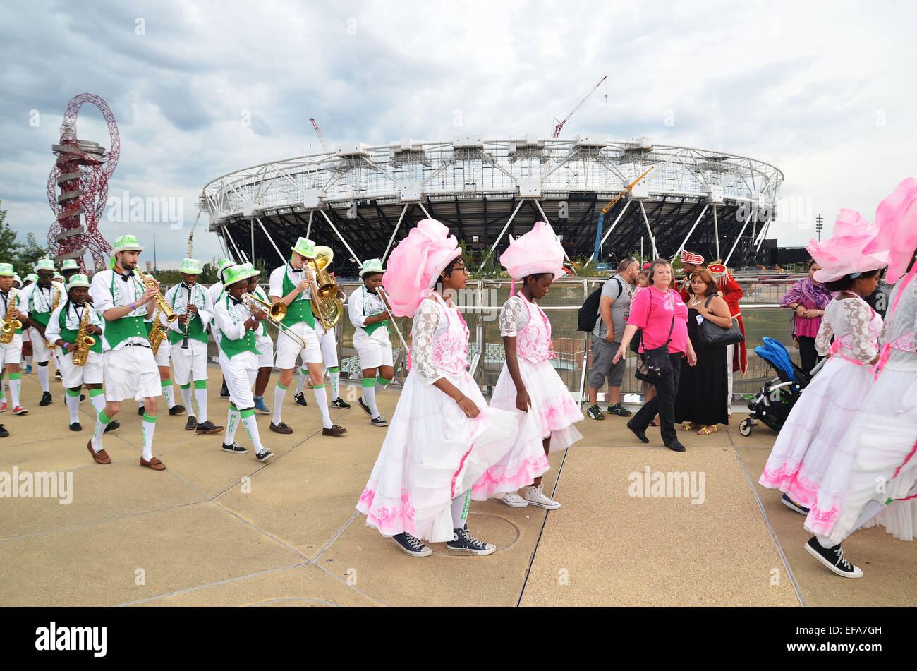 Great British Carnival parade at the Queen Elizabeth Olympic Park in ...