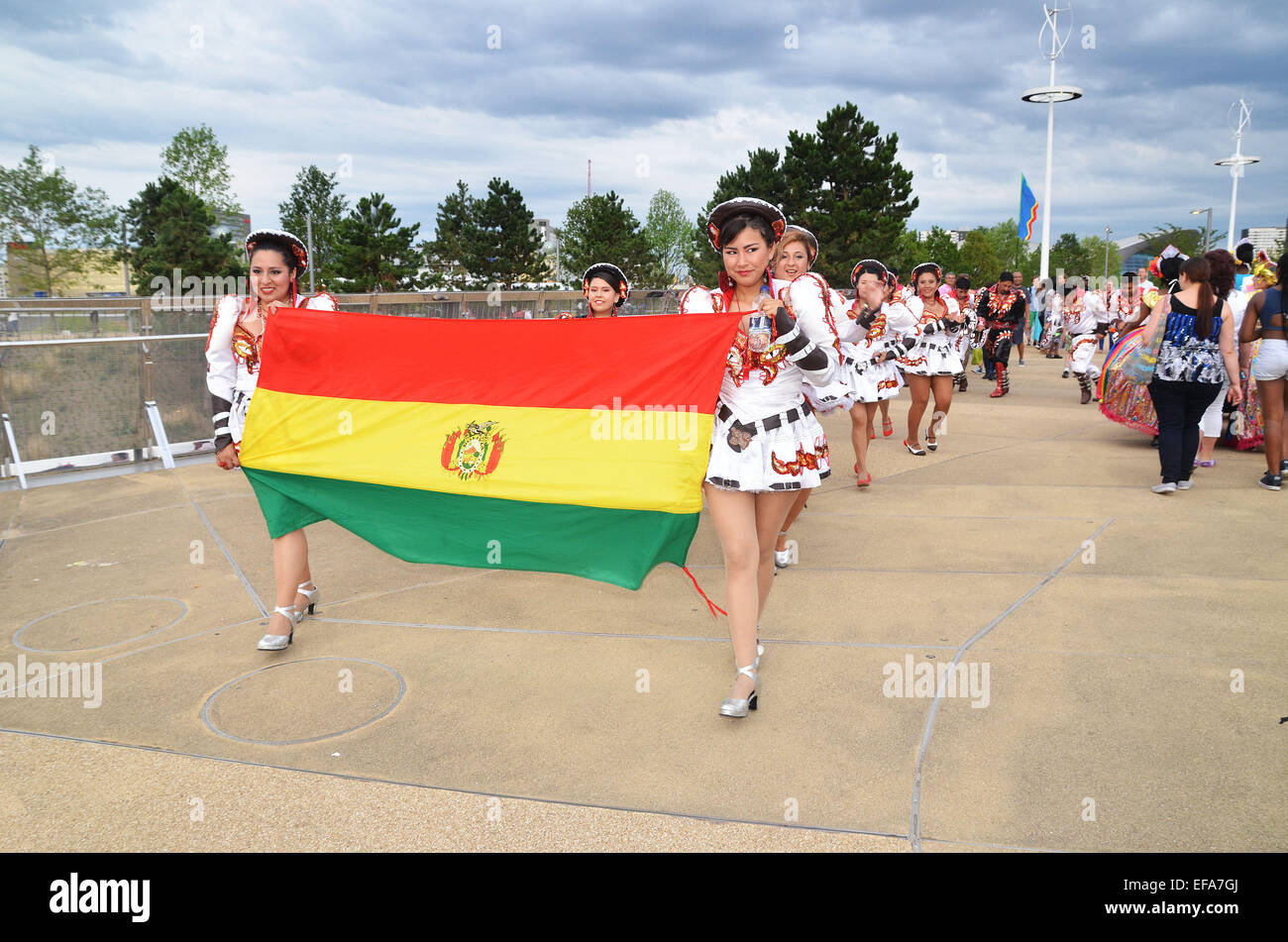 Great British Carnival parade at the Queen Elizabeth Olympic Park in ...