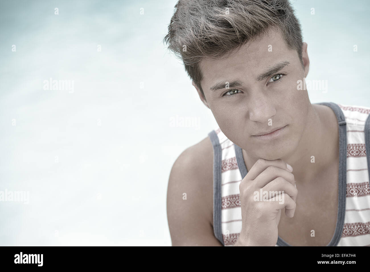 Young adolescent boy - Portrait Stock Photo - Alamy Young adolescent boy - Portrait Stock Photo - Alamy
