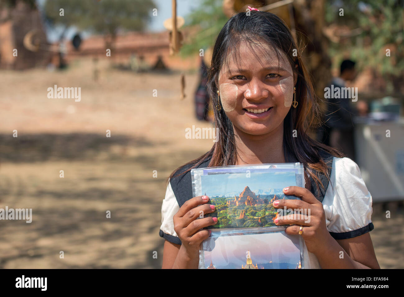 Faces of Myanmar Stock Photo - Alamy