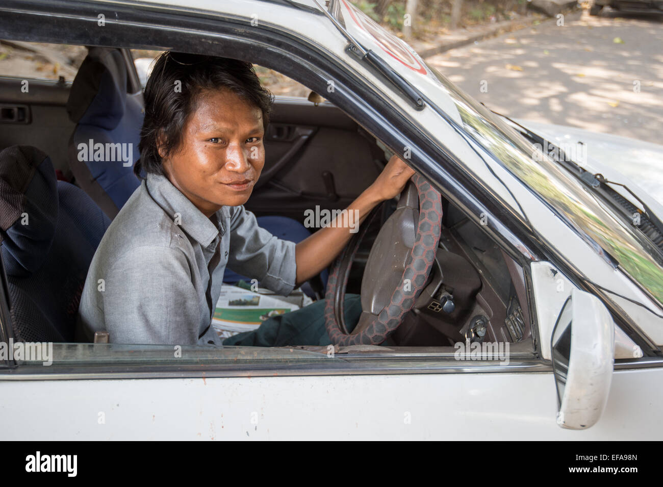 Faces of Myanmar Stock Photo - Alamy