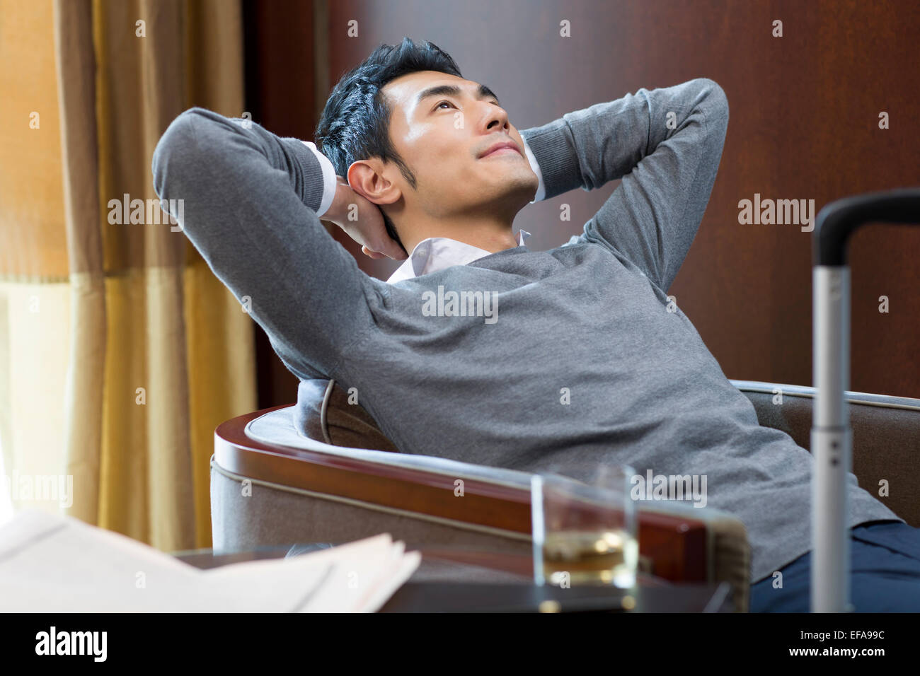 Businessman resting room hi-res stock photography and images - Alamy