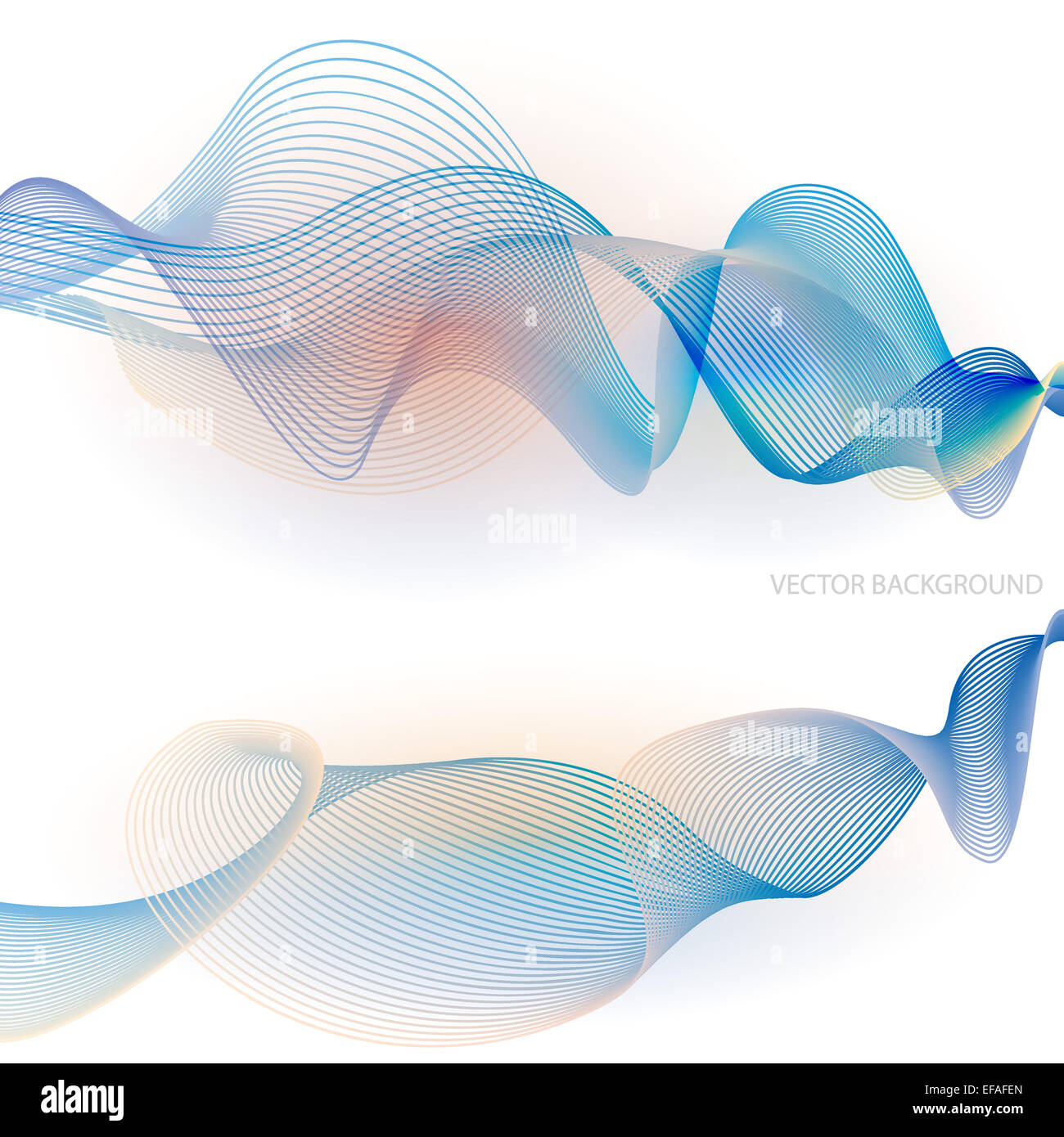 Abstract color wave design element. Vector illustration Stock Photo - Alamy