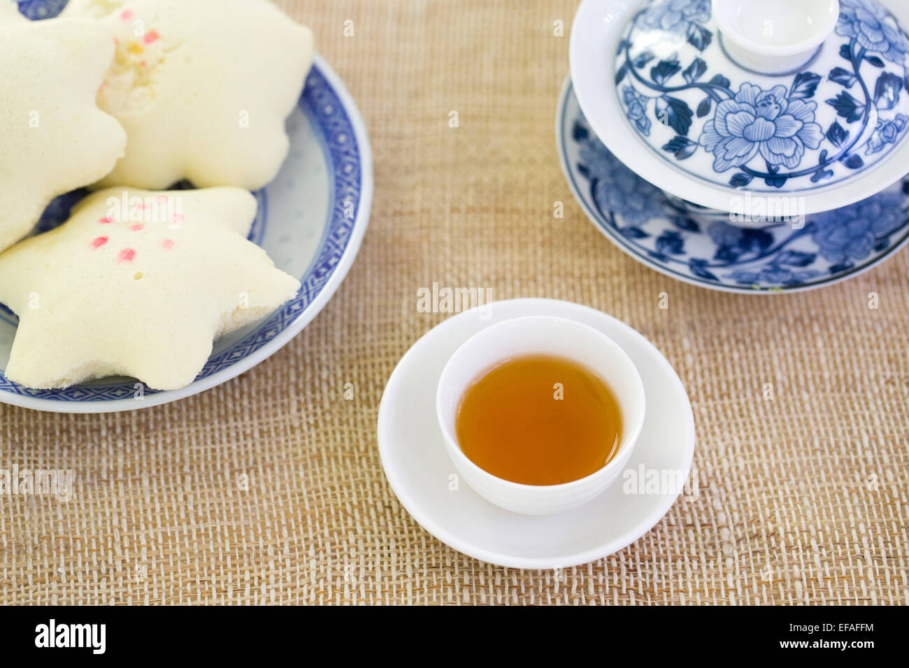 Chinese traditional dim sum and tea Stock Photo - Alamy