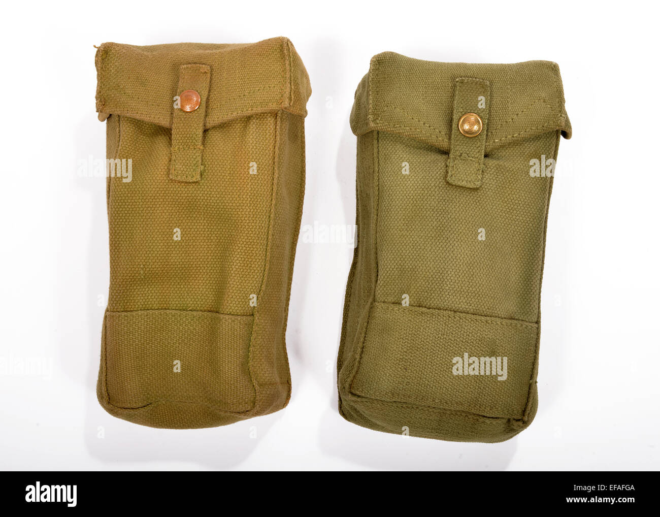 equipment fabric of an English soldier on the white background Stock ...