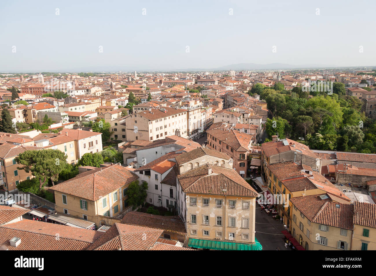 Pisa Old Town Center Cityscape Stock Photo - Alamy