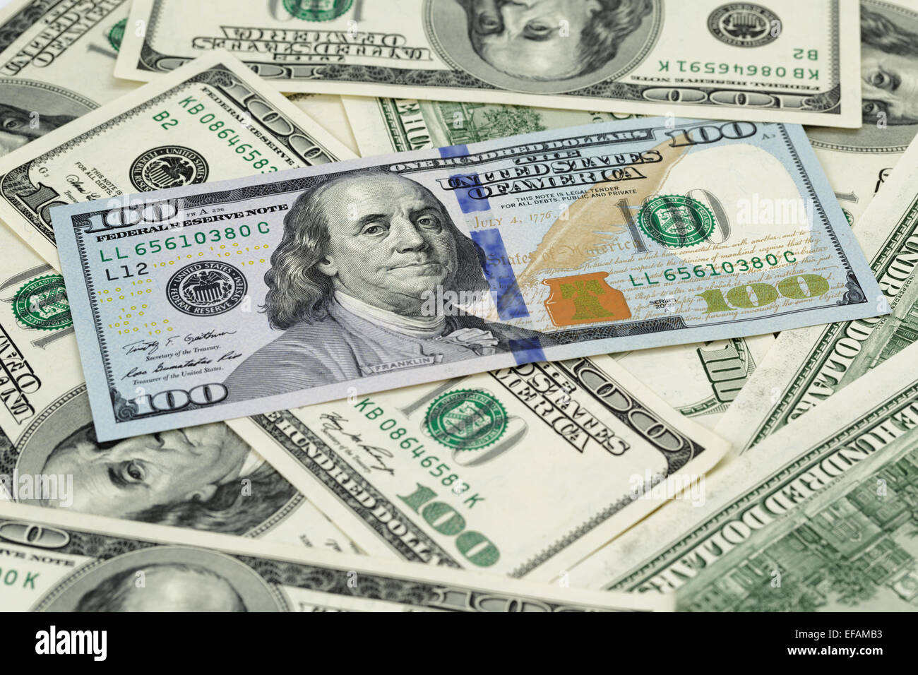 One hundred dollar note hi-res stock photography and images - Alamy