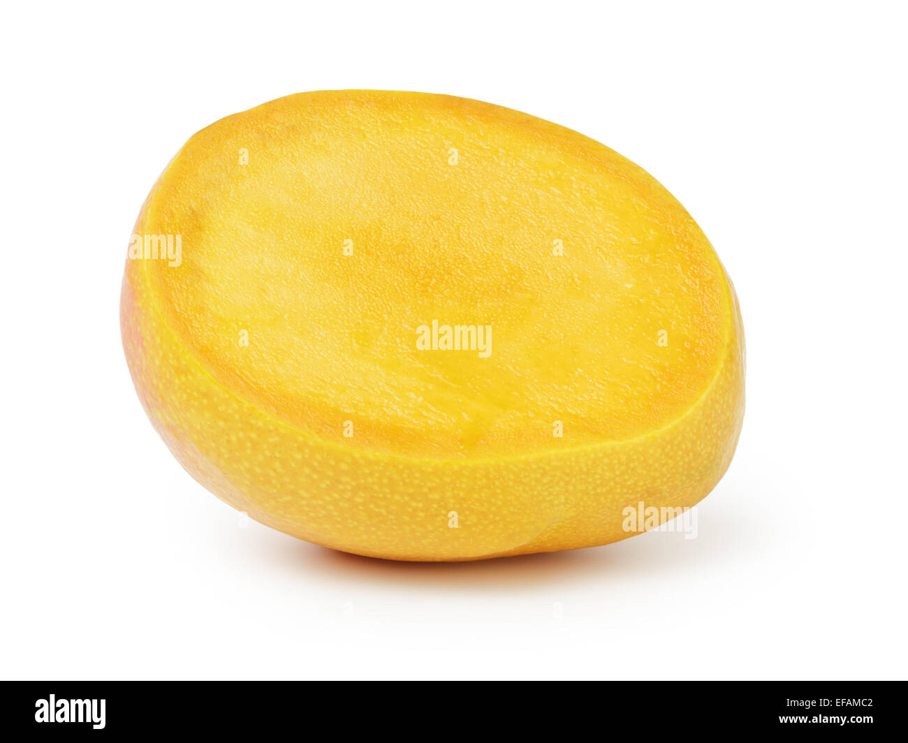 mango fruit sliced isolated on white Stock Photo - Alamy