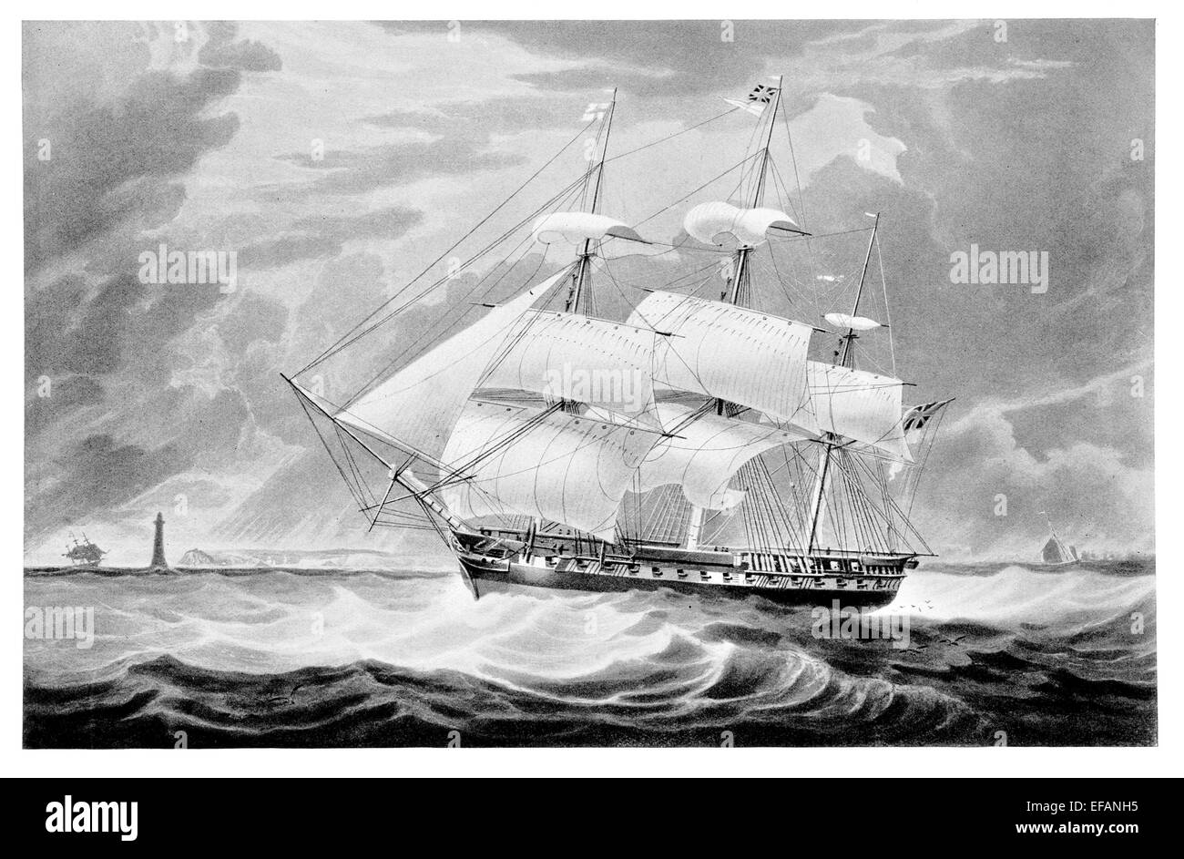 H.M.S. Winchester 1822 served Burma War 1852 and China War 1856 1861 ...