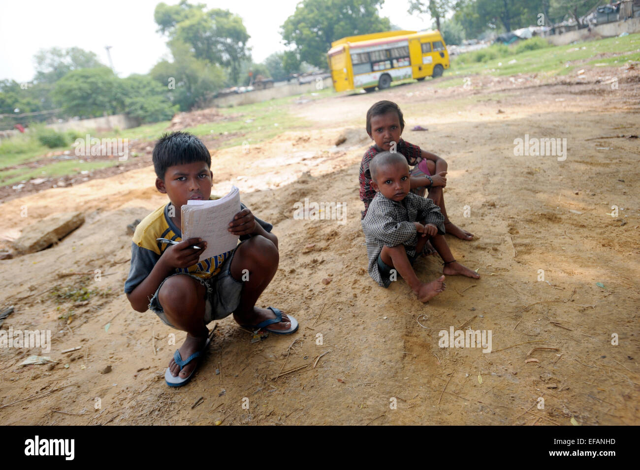 indian kids from poor backgrounds typically deprived of schooling ...