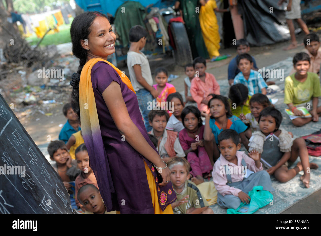 Indian school teacher part hi-res stock photography and images - Alamy