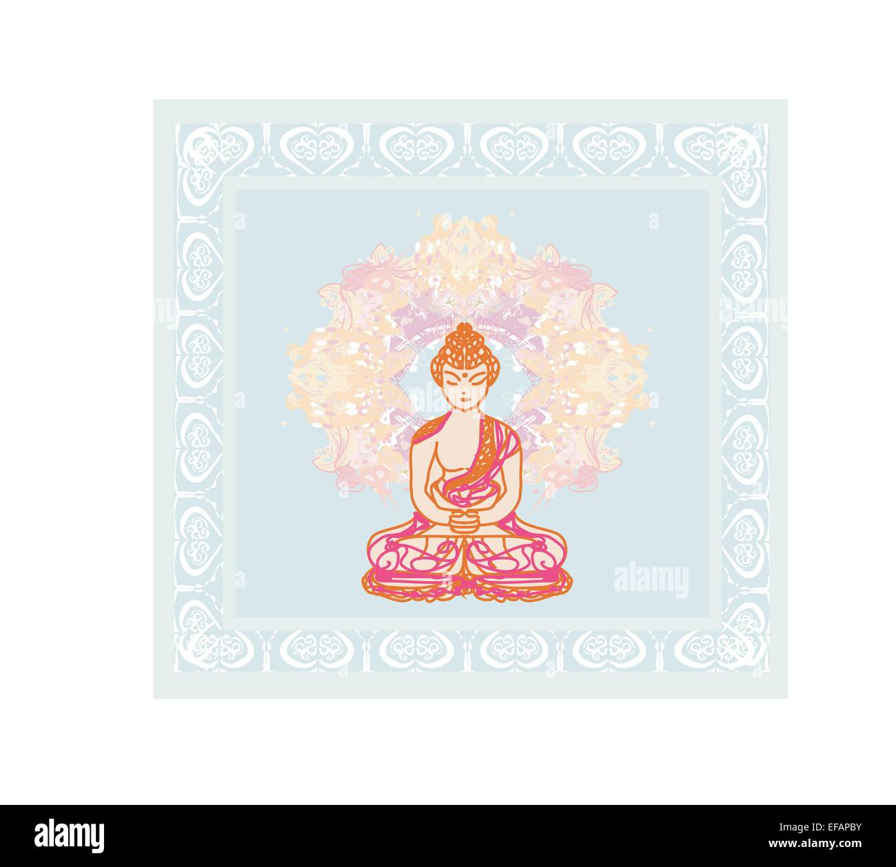 Vector of Chinese Traditional Artistic Buddhism Pattern Stock Vector ...