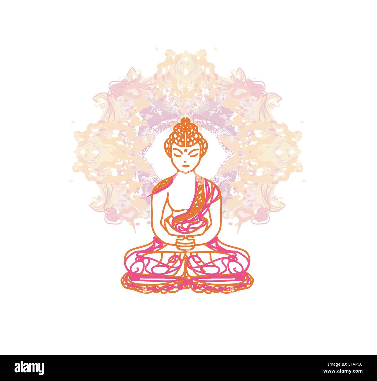 Chinese Traditional Artistic Buddhism Pattern Stock Vector Image & Art ...