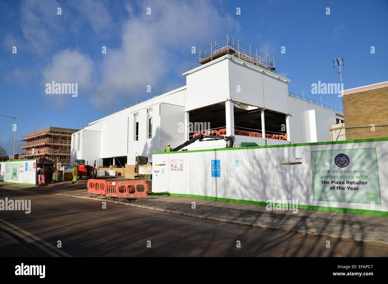 A new ASDA store under construction in Ware, Hertfordshire Stock Photo ...