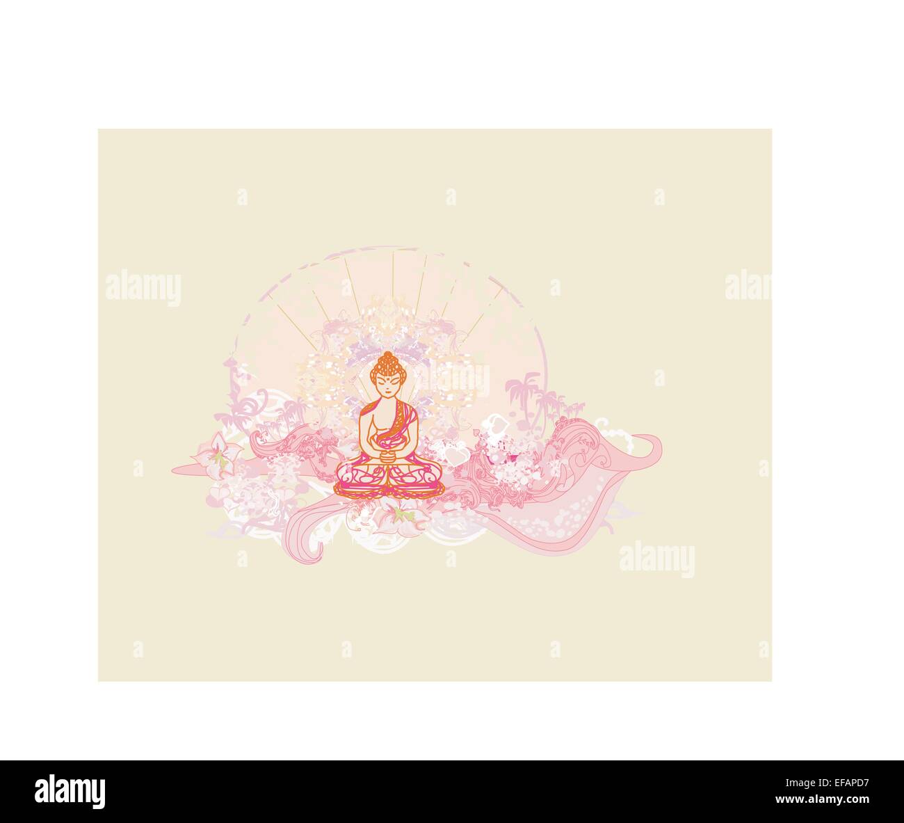 Vector of Chinese Traditional Artistic Buddhism Pattern Stock Vector ...