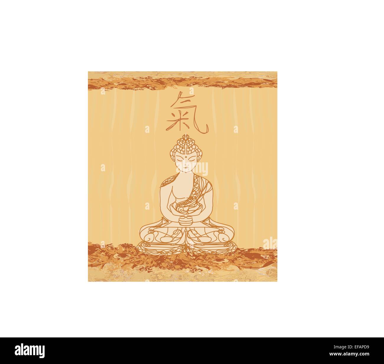 Happy budda Stock Vector Images - Alamy