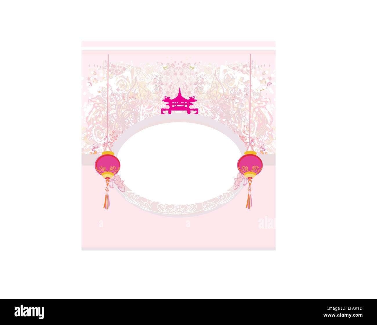 Decorative Chinese card Stock Vector Image & Art - Alamy