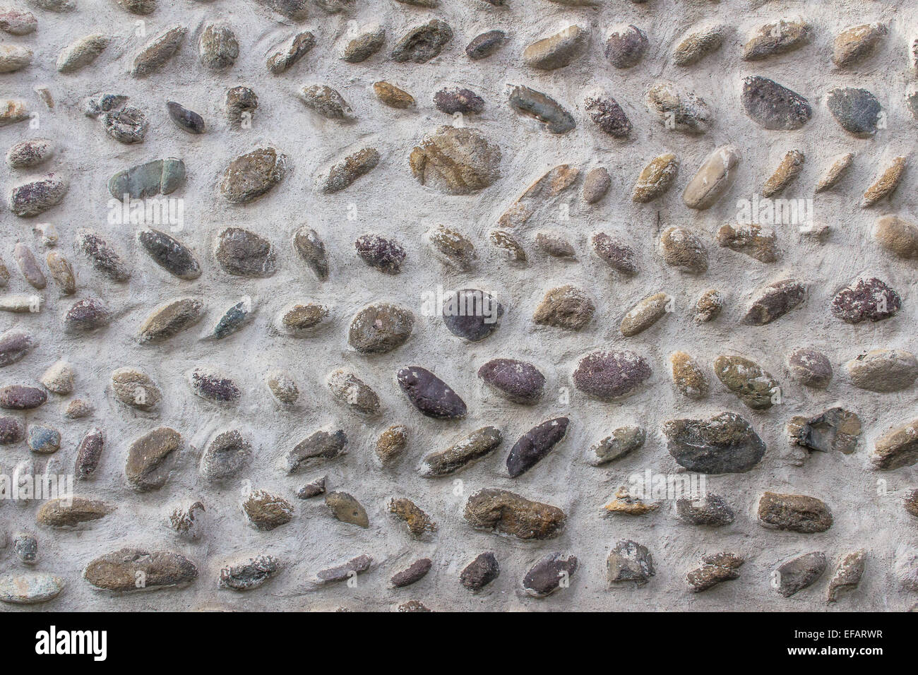 Front view of a rustic stone wall Stock Photo - Alamy