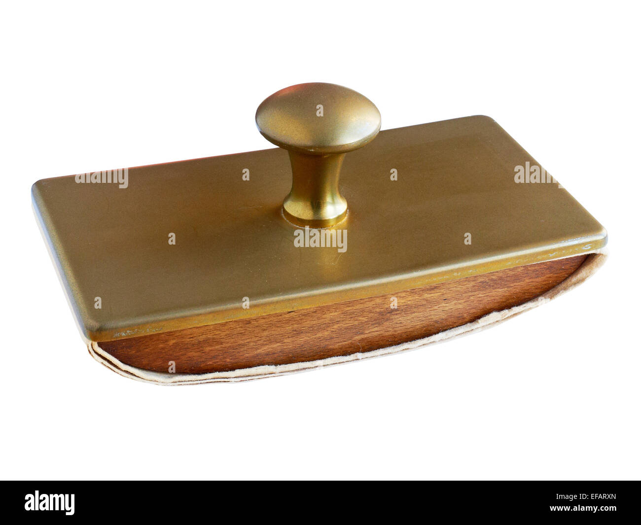 Cut out of a blotter isolated on white background Stock Photo - Alamy