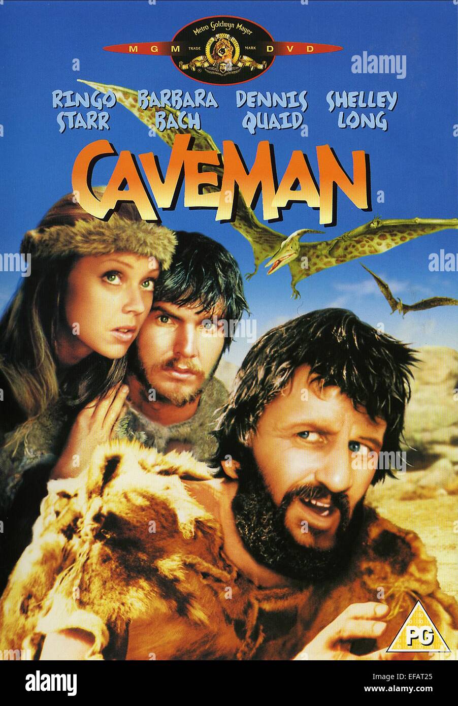 SHELLEY LONG DENNIS QUAID & RINGO STARR POSTER CAVEMAN (1981 Stock ...