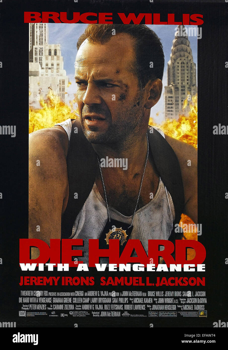 Movie Poster Die Hard 3 Die Hard High Resolution Stock Photography and ...