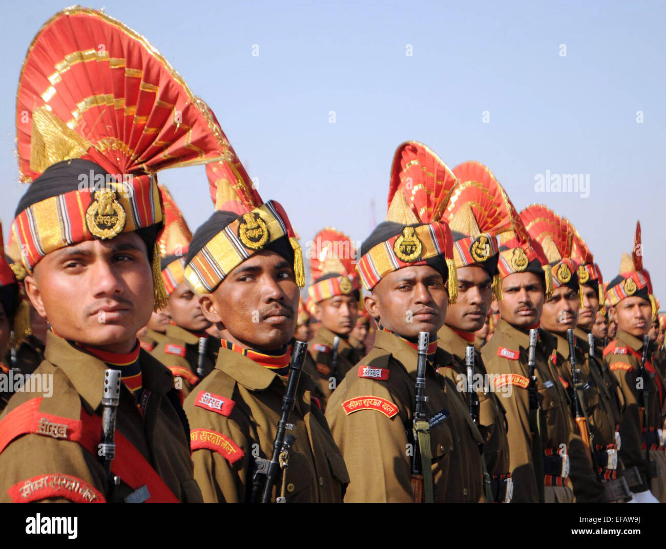 Srinagar. 30th January, 2015. Indian Border Security Force (BSF ...