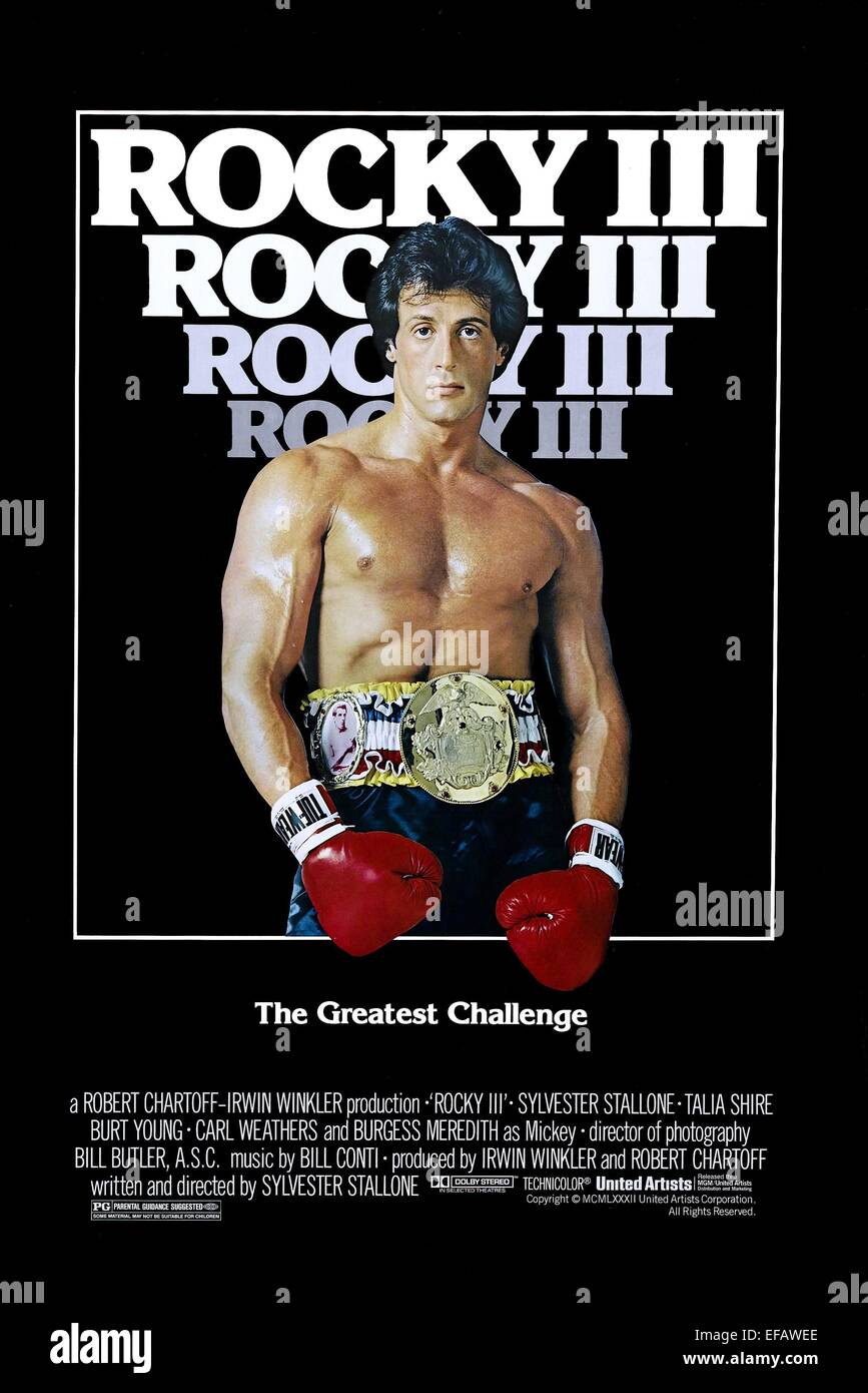 Rocky Movie Poster High Resolution Stock Photography and Images - Alamy