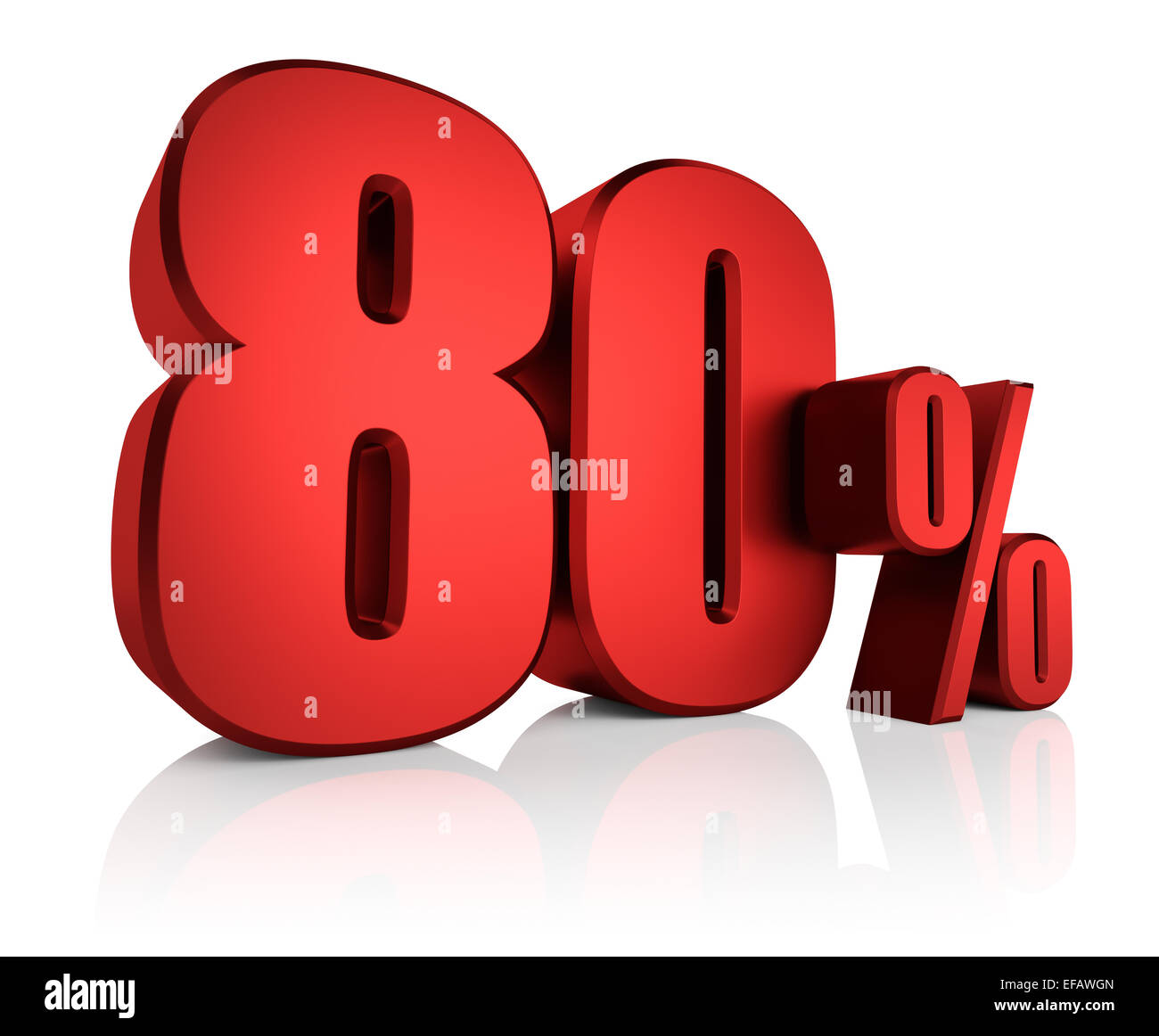 80 percent discount sign icon hi-res stock photography and images - Alamy