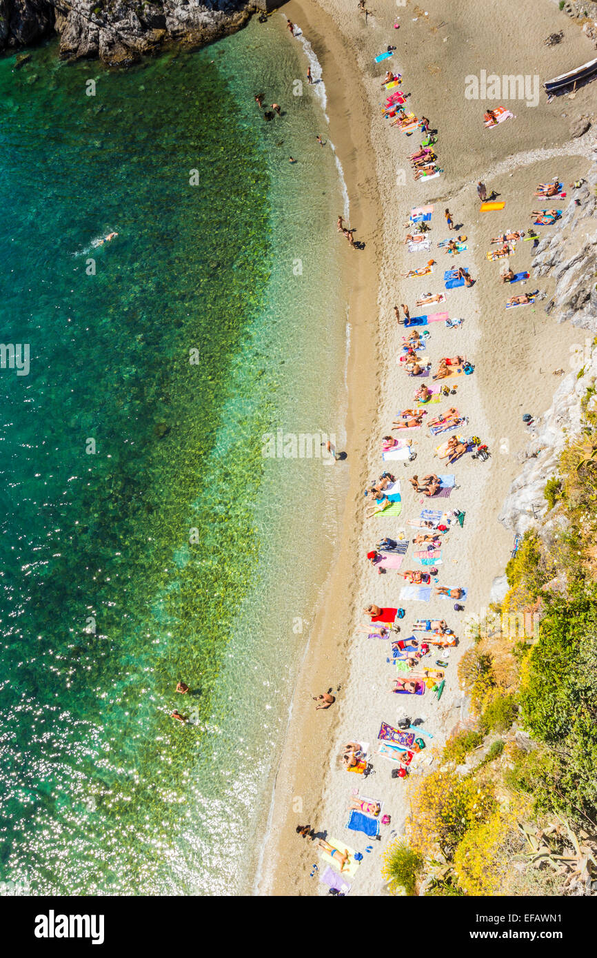 Lannino Beach from the street Stock Photo - Alamy