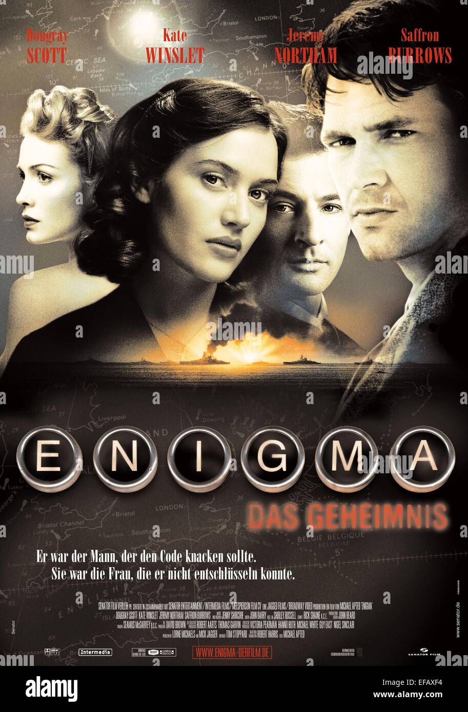 Enigma 2001 Dougray Scott Stock Photos & Enigma 2001 Dougray Scott Stock Images - Alamy