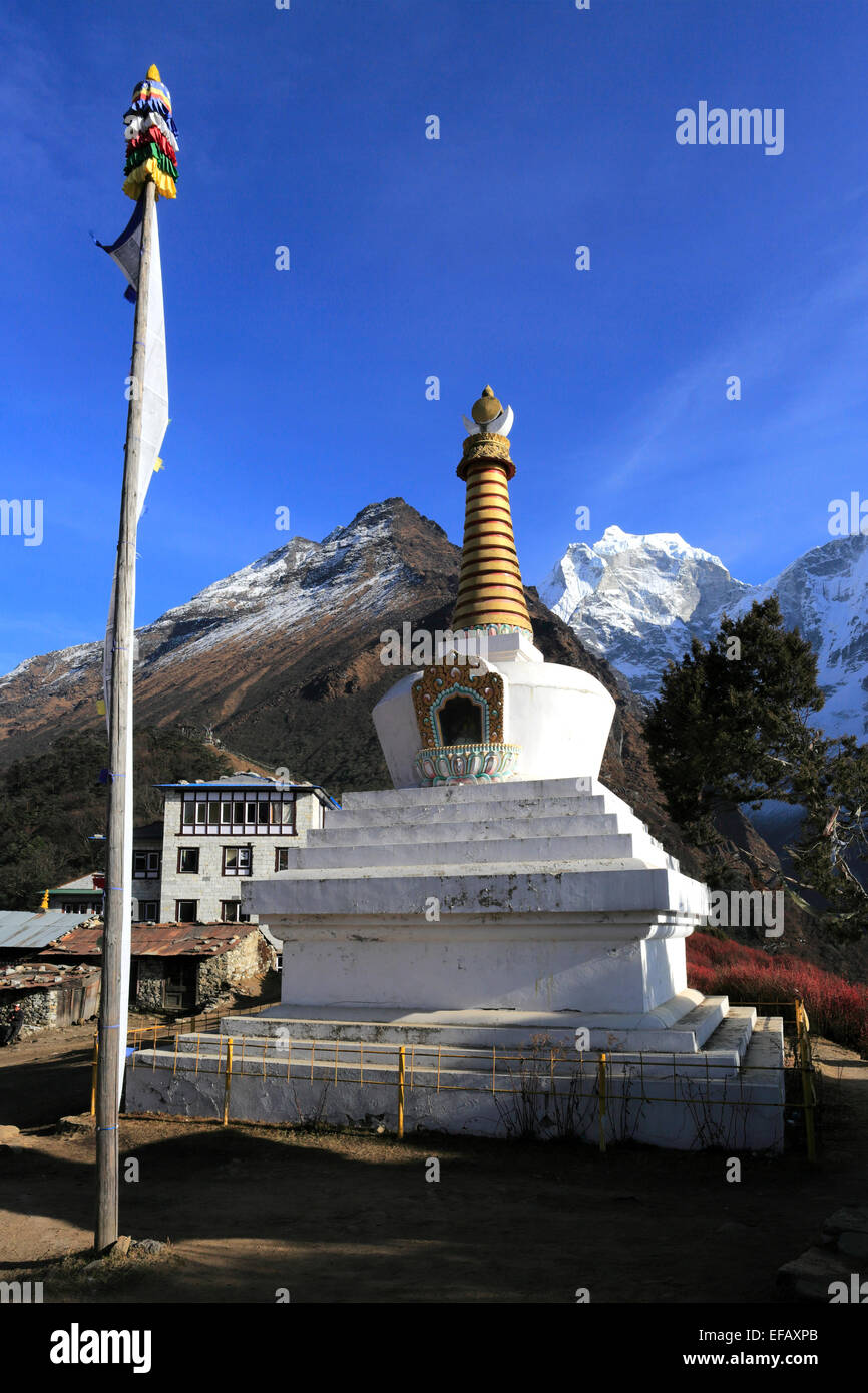 Tengboche Buddhist Monastery, Tengboche village, Everest Base Camp trek ...