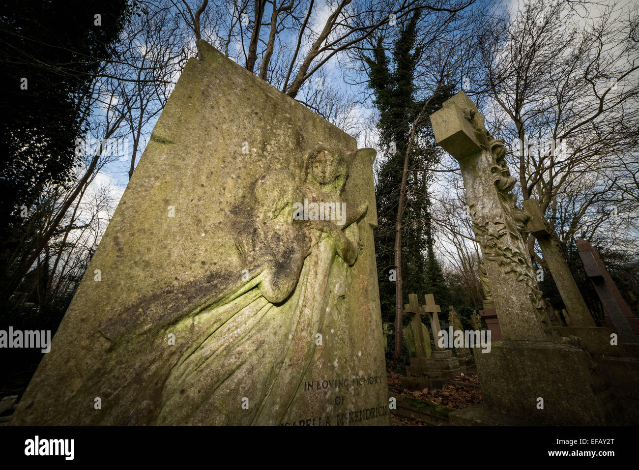 Highgate Cemetery (east) in North London, UK Stock Photo - Alamy